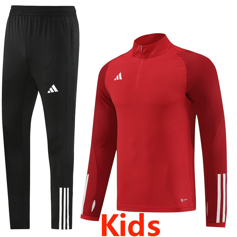 US$ 33.00 - 2024 AD Red Kids Half Pull Tracksuit #AB05 (童装) (半拉链) - www ...