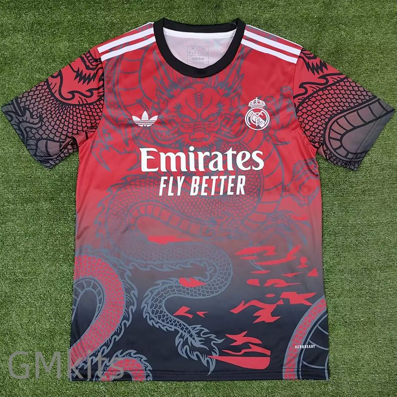 US$ 14.50 - 24-25 RMA Red Black Special Edition Training Shirts *三叶草红黑 ...