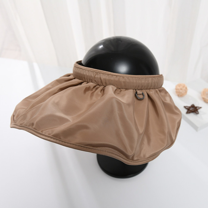 New Women's Sunshade Wide Brim Beach UV Protection Sun Hat Headband