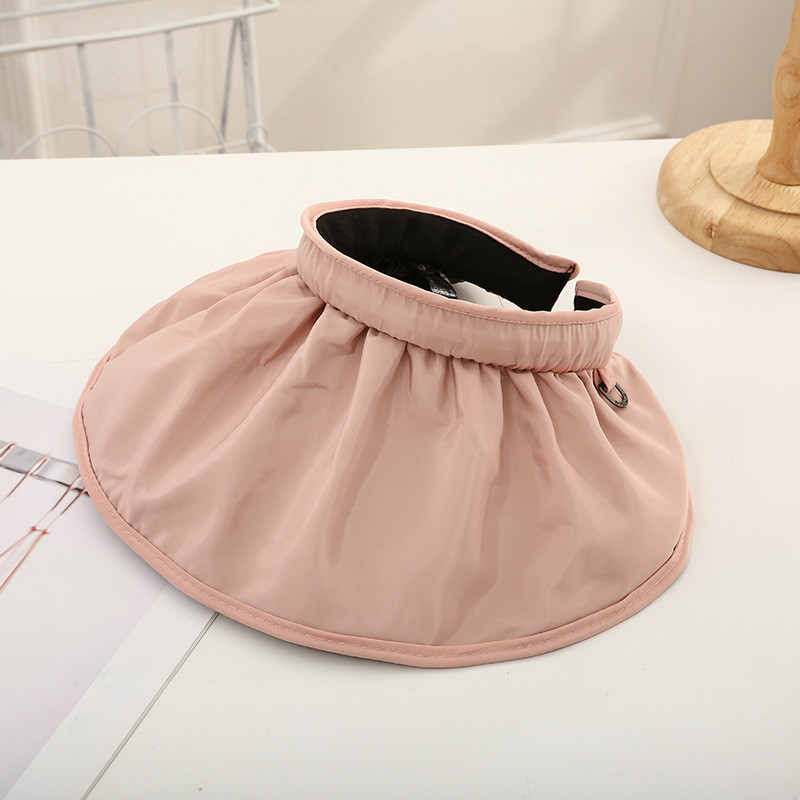 New Women's Sunshade Wide Brim Beach UV Protection Sun Hat Headband