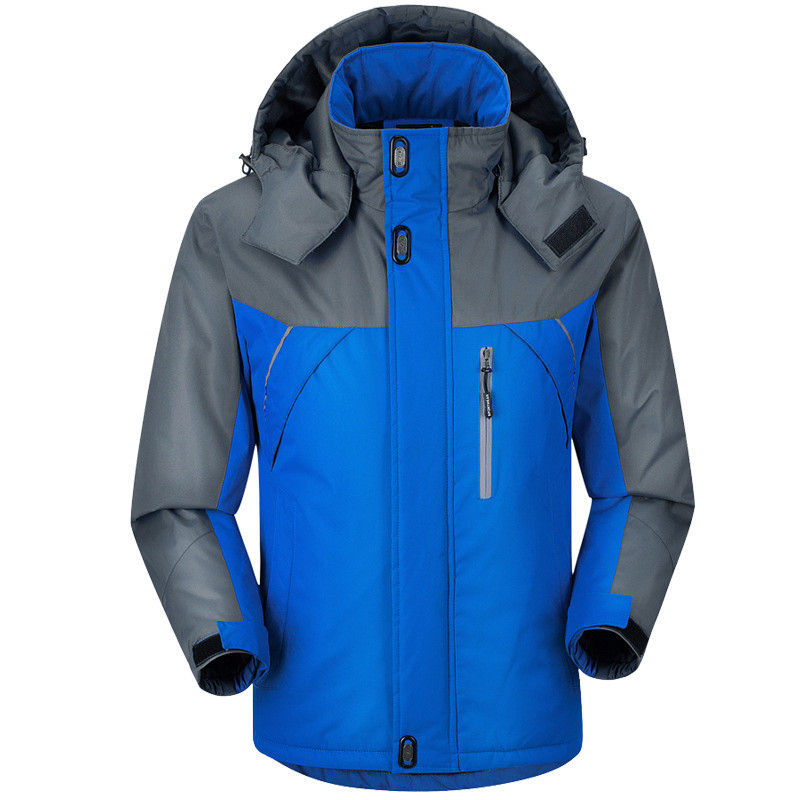 Men's Winter Couple Warm Outdoor Camping Casual Hooded Loose Jacket