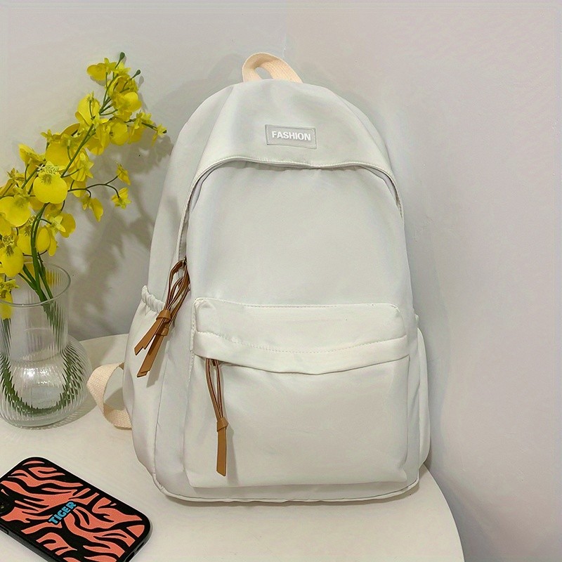 Backpack Simple Large Capacity Backpack Female Junior High School ...
