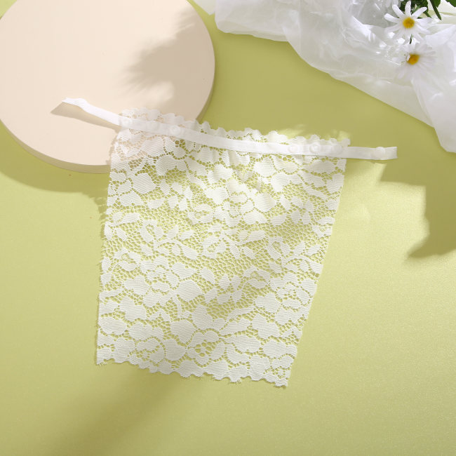 Floral Lace Mesh Chest Cover, Invisible Anti-peep Clip-on Detachable ...