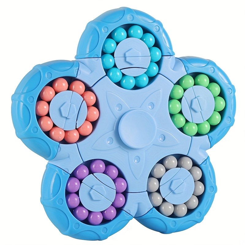 Magic Bean Rotating Cube, Rotating Finger Cube Fidget Puzzle Toy ...