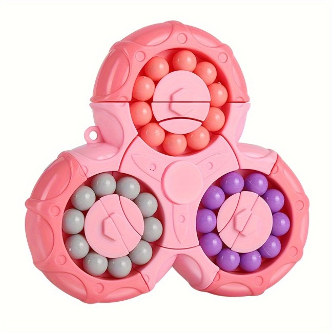 Magic Bean Rotating Cube, Rotating Finger Cube Fidget Puzzle Toy ...
