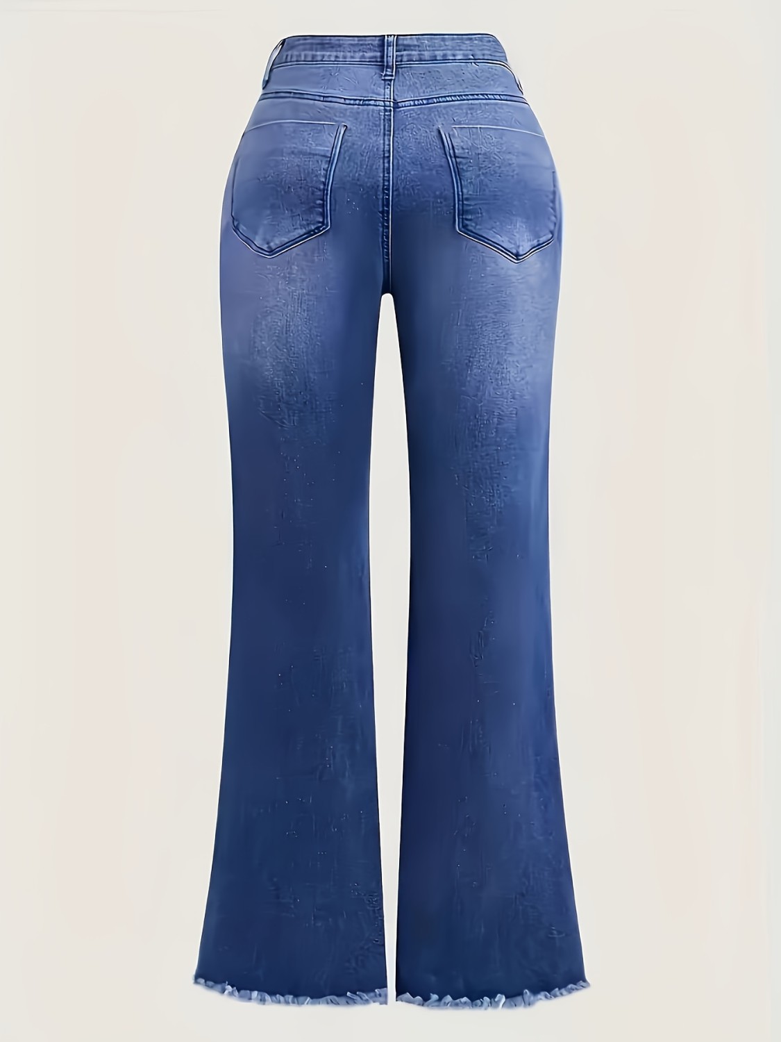 Women's Fashion Embroidered Denim Bell Bottoms