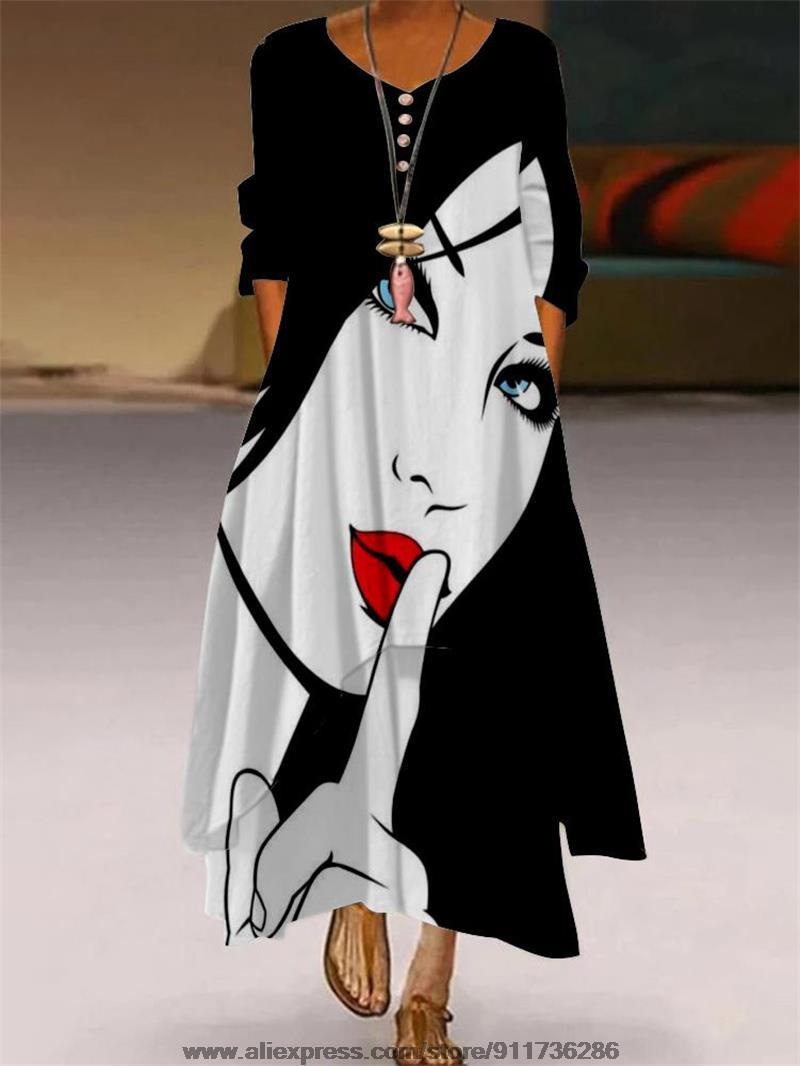 Prints Party Long Dress