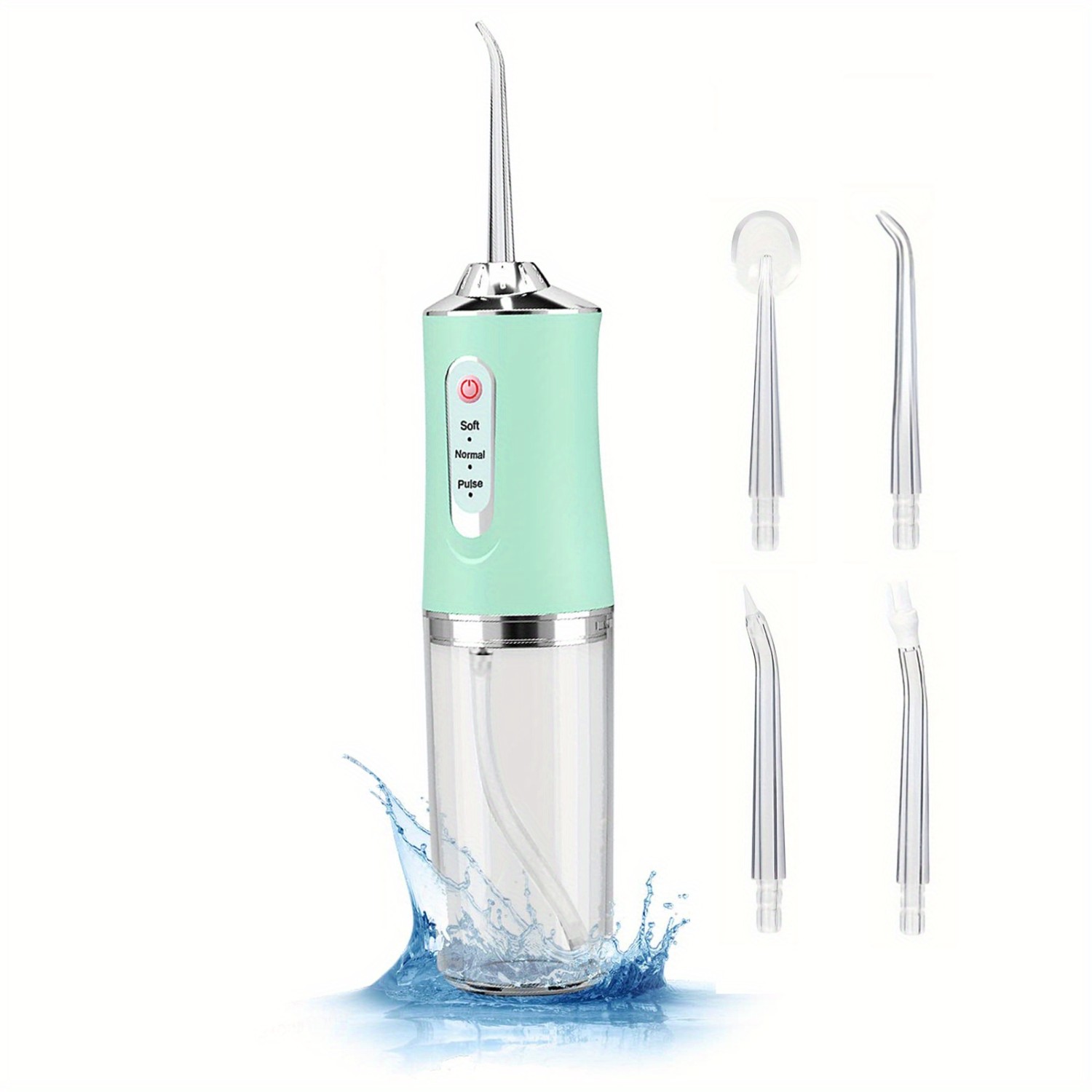 4 In 1 Water Flosser For Teeth, Cordless Water Flossers Oral Irrigator ...