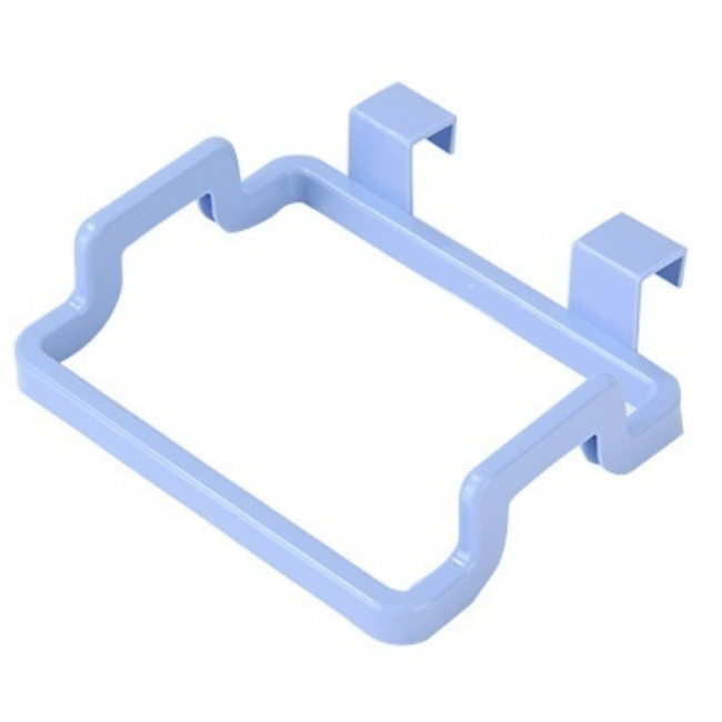 1pc Garbage Bag Holder, Door Back Plastic Bracket, Trash Storage Hanger ...