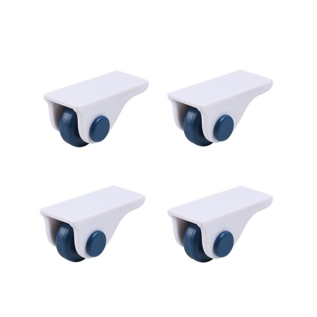 4pcs Stickable Wheels, Household Furniture Casters, Storage Box Rollers ...