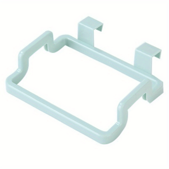 1pc Garbage Bag Holder, Door Back Plastic Bracket, Trash Storage Hanger ...