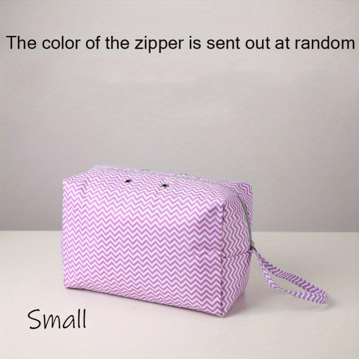 Yarn Storage Bag, Fabric Storage Bag With 4 Wire Hole And Compartment