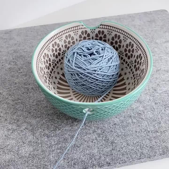 Knitting Yarn Storage Bowl, Crochet Storage Basket, For Yarn And ...