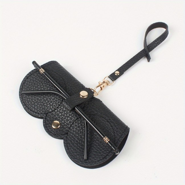Litchi Embossed Glasses Cover, Portable Sunglasses Reading Glasses ...