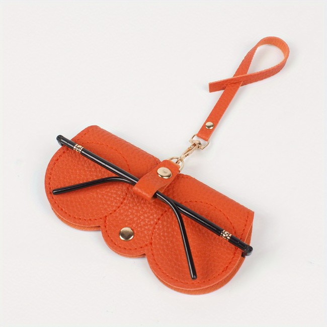 Litchi Embossed Glasses Cover, Portable Sunglasses Reading Glasses ...