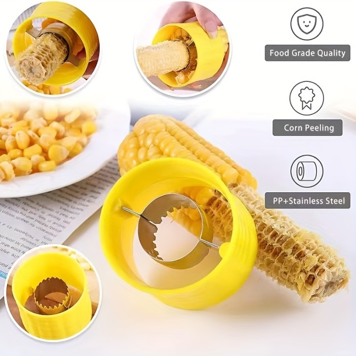 1pc, Corn Stripper, Plastic Corn Cob Stripper, Household Corn Peeler ...