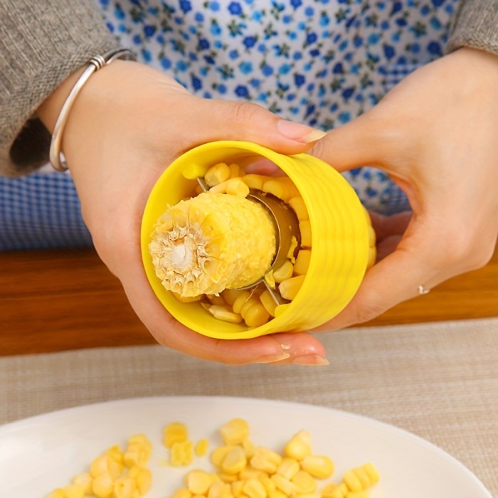 1pc, Corn Stripper, Plastic Corn Cob Stripper, Household Corn Peeler ...