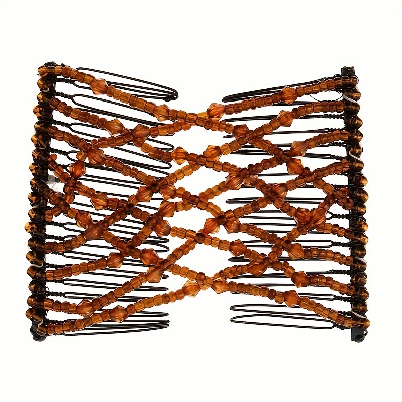 1pc Magic Comb with Crystal Decor 1pc Magic Hair Comb Vintage Bead ...