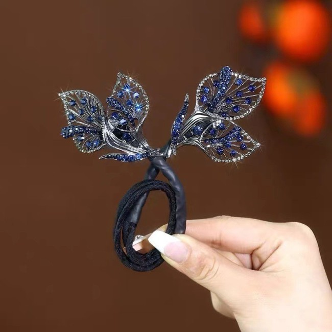1pcs Leaf Shaped Decor Hair Bun Maker DIY Elegant Lazy Hair Curler ...