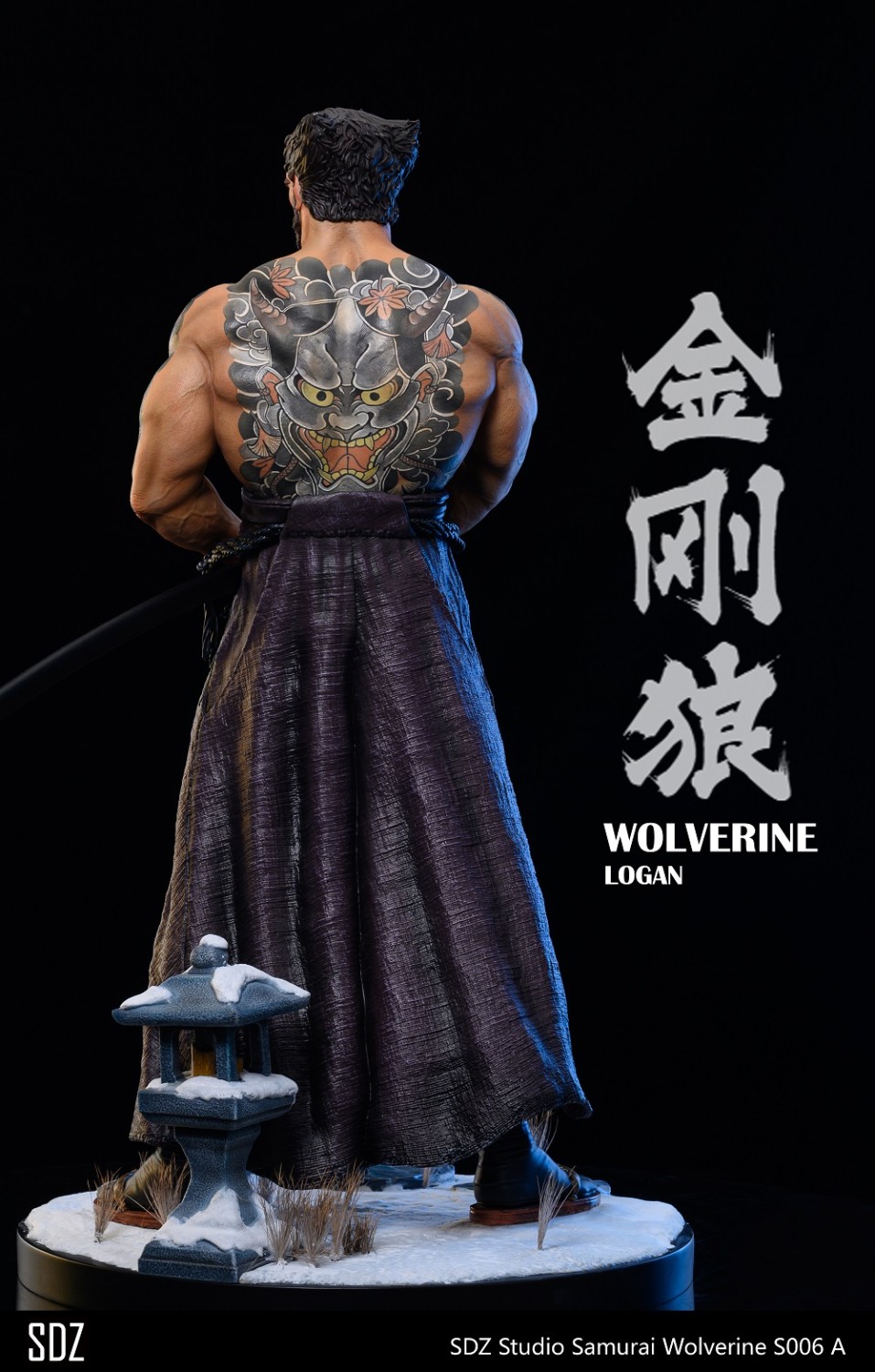 In stock Marvel X-Men SDZ studio Logan samurai Wolverine 1/4 Scale ...