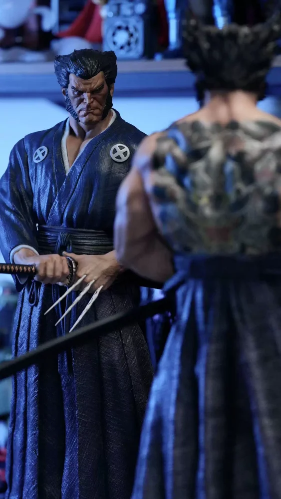 In stock Marvel X-Men Logan SDZ Studio Samurai Wolverine 1/4 Scale Statue Polystone figure S006 B