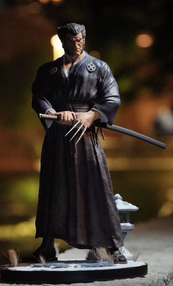 In stock Marvel X-Men Logan SDZ Studio Samurai Wolverine 1/4 Scale Statue Polystone figure S006 B
