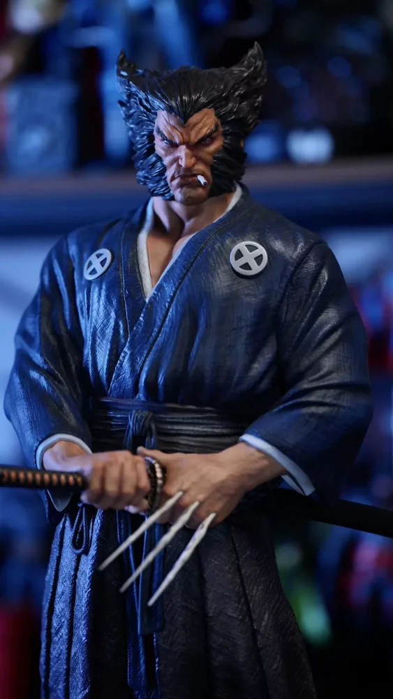 In stock Marvel X-Men Logan SDZ Studio Samurai Wolverine 1/4 Scale Statue Polystone figure S006 B