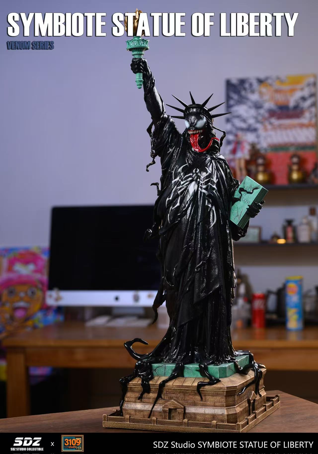 PRE-ORDER SDZ studio Venom 3 Venom Statue of liberty scale Polystone statue