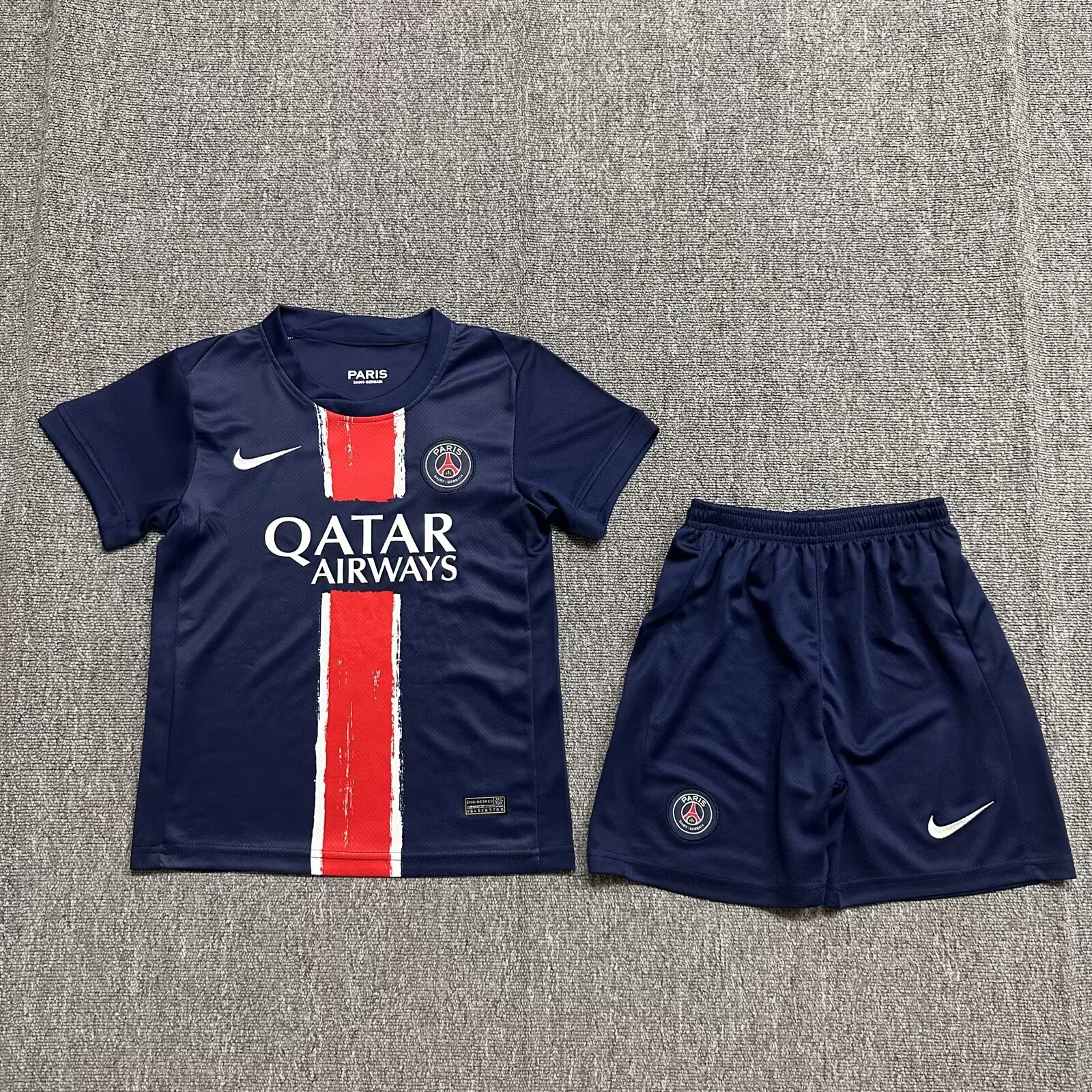 US$ 25.00 | Kids Paris Home Soccer Uniform 2024 2025 PSG Football Shirt ...