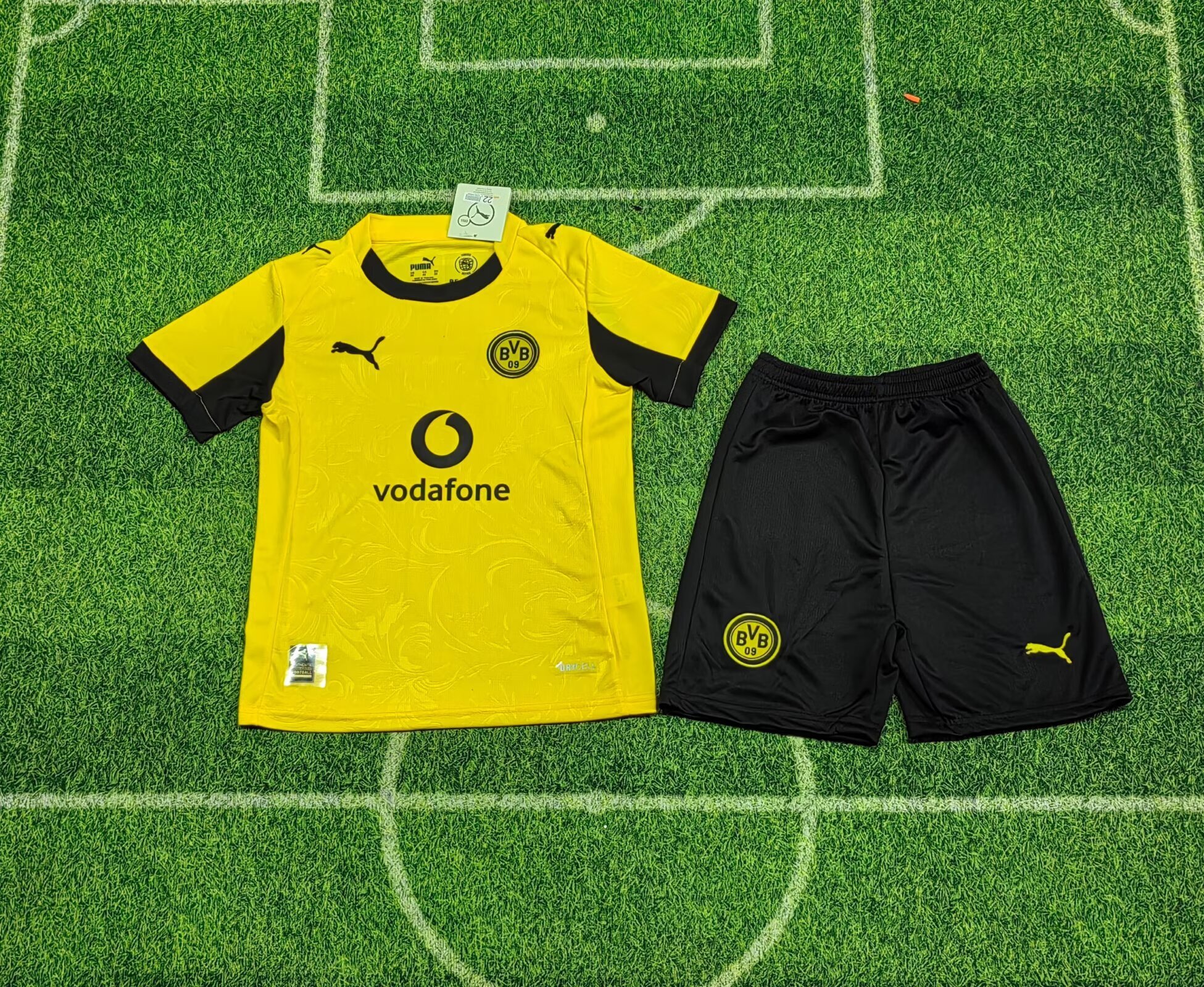 US$ 25.00 | Kids Borussia Dortmund 25-26 Cup Kit BVB Football Shirt Sale