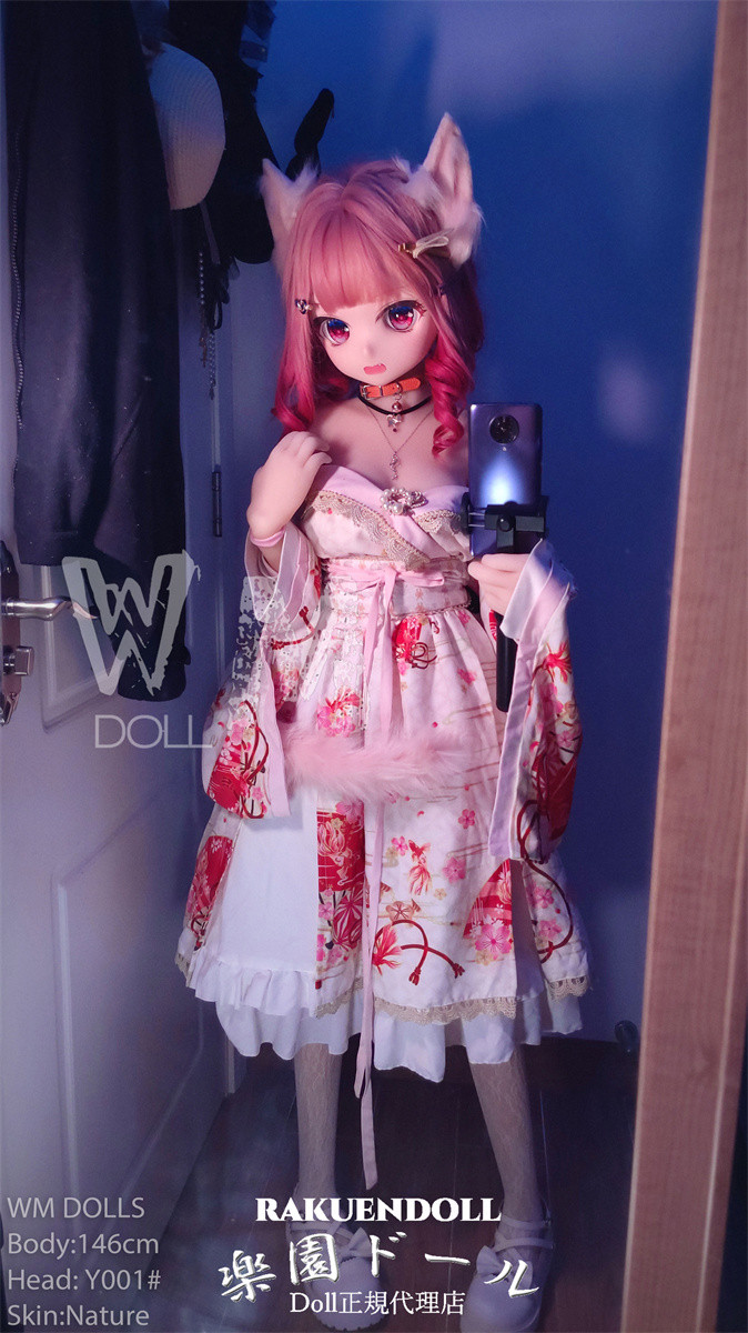 Y001ヘッド & 146cm アニメドール ソフトビニール製ヘッド+TPE製ボディ WMdoll 快楽園ドール
