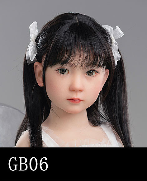 GB06ヘッド ＆ 110cm 平ら シリコン頭部+TPEボディ 宣材写真がリアルメイク付き axbdoll