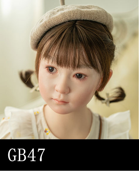 GB04ヘッド ＆ 110cm 平ら シリコン頭部+TPEボディ 宣材写真がリアルメイク付き axbdoll