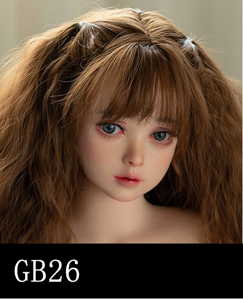 GB58ヘッド ＆ 110cm 平ら シリコン頭部+TPEボディ 宣材写真がリアルメイク付き axbdoll
