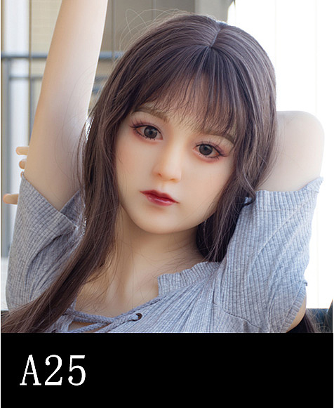 GE95-2ヘッド ＆ 170cm バスト大 シリコン頭部+TPEボディ 宣材写真がリアルメイク付き axbdoll
