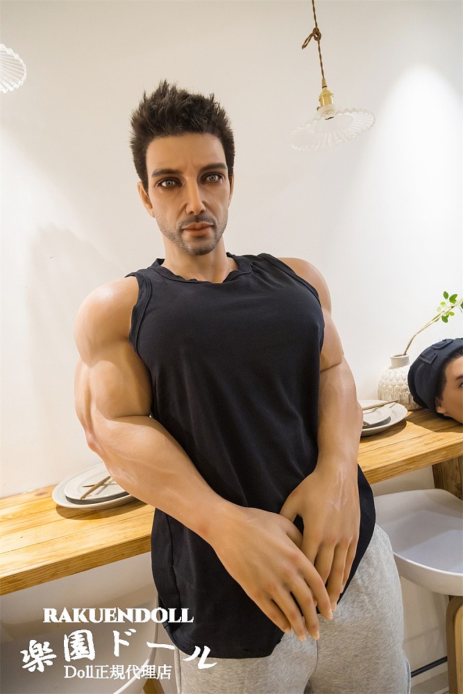 Qita Doll 最新作 177CM 漢さん 男性ラブドール フルシリコン製 筋肉タイプ ペニス分体式