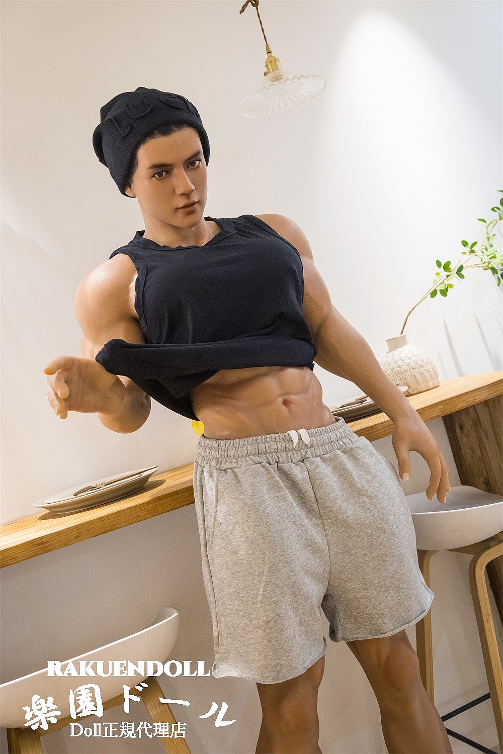 Qita Doll 最新作 177CM 韓さん 男性ラブドール フルシリコン製 筋肉タイプ ペニス分体式