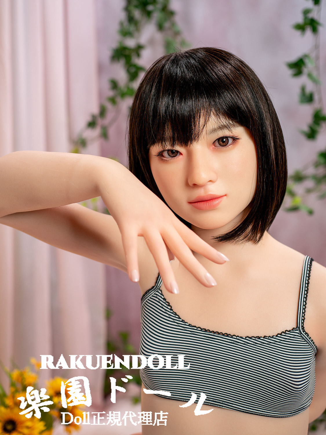 【ロり系】萌咲（もえ）ヘッド ＆ 133cm バスト平 LL団 小学生 フルシリコンドール ロり系 可愛い女の子 J cute