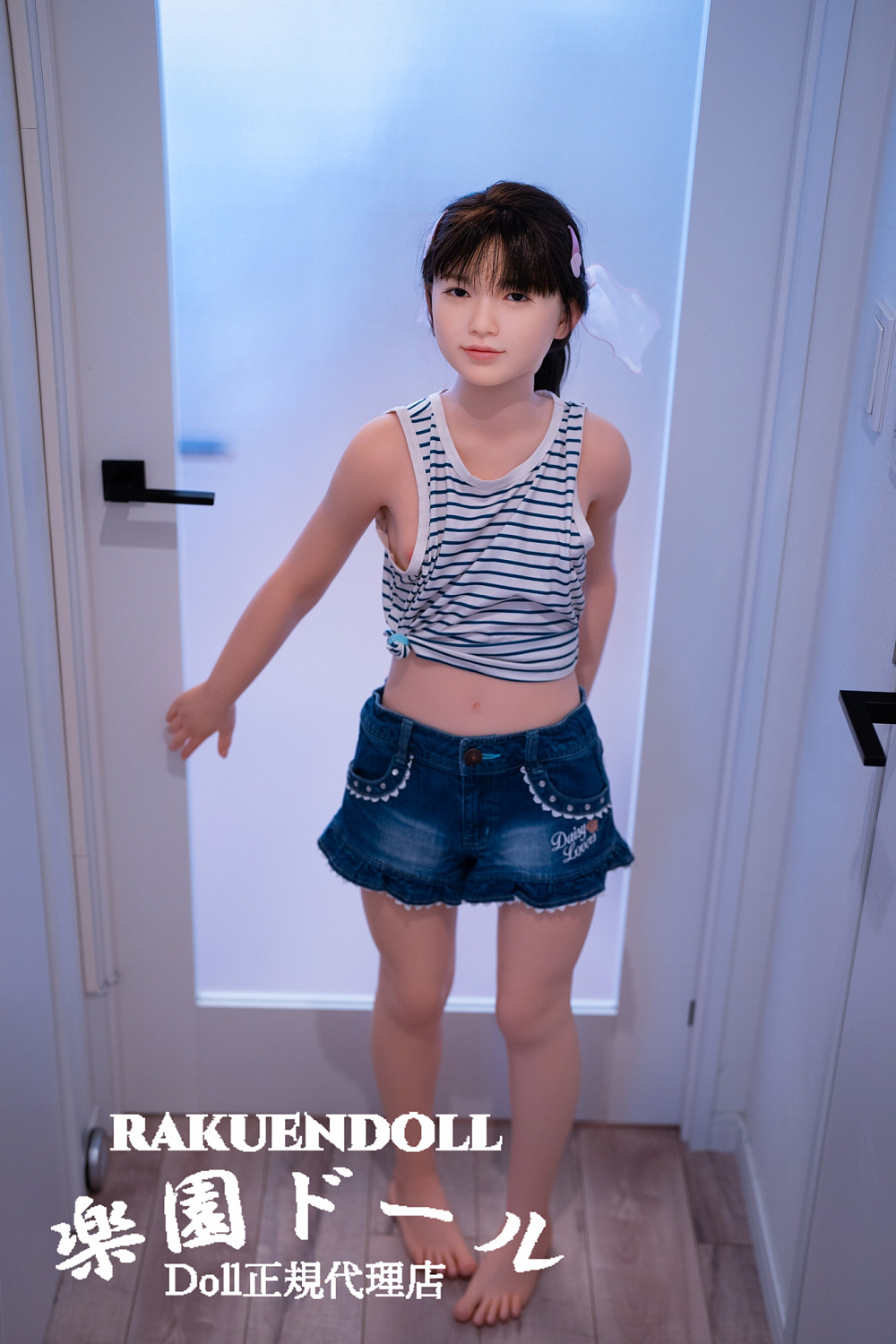 【ロり系】唯（ゆい）ヘッド ＆ 133cm バスト平 LL団 小学生 フルシリコンドール ロり系 可愛い女の子 J cute