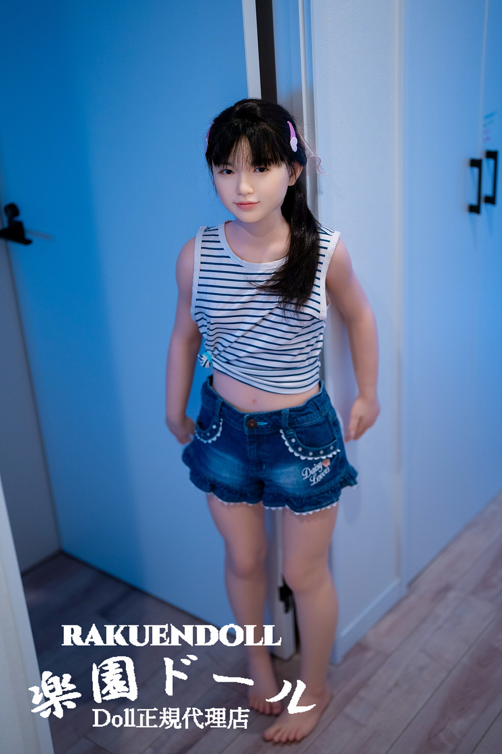 【ロり系】唯（ゆい）ヘッド ＆ 133cm バスト平 LL団 小学生 フルシリコンドール ロり系 可愛い女の子 J cute