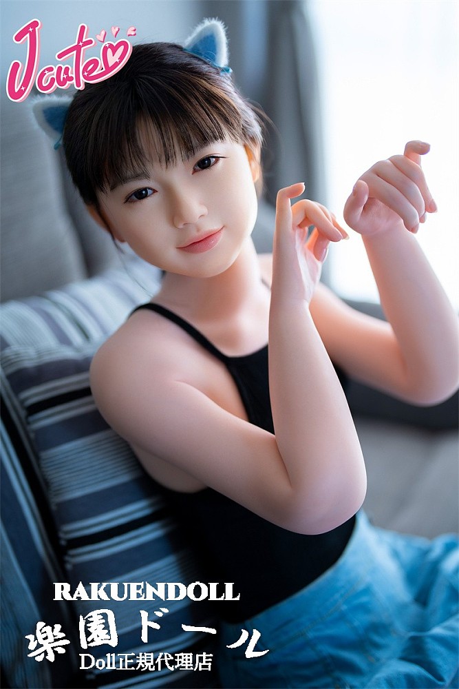 LL団】唯（植毛タイプ）ヘッド ＆ 133cmバスト平 小学生 猫ちゃん フルシリコンドール ロり系 可愛い女の子 J cute