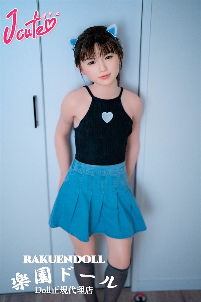 LL団】唯（植毛タイプ）ヘッド ＆ 133cmバスト平 小学生 猫ちゃん フルシリコンドール ロり系 可愛い女の子 J cute