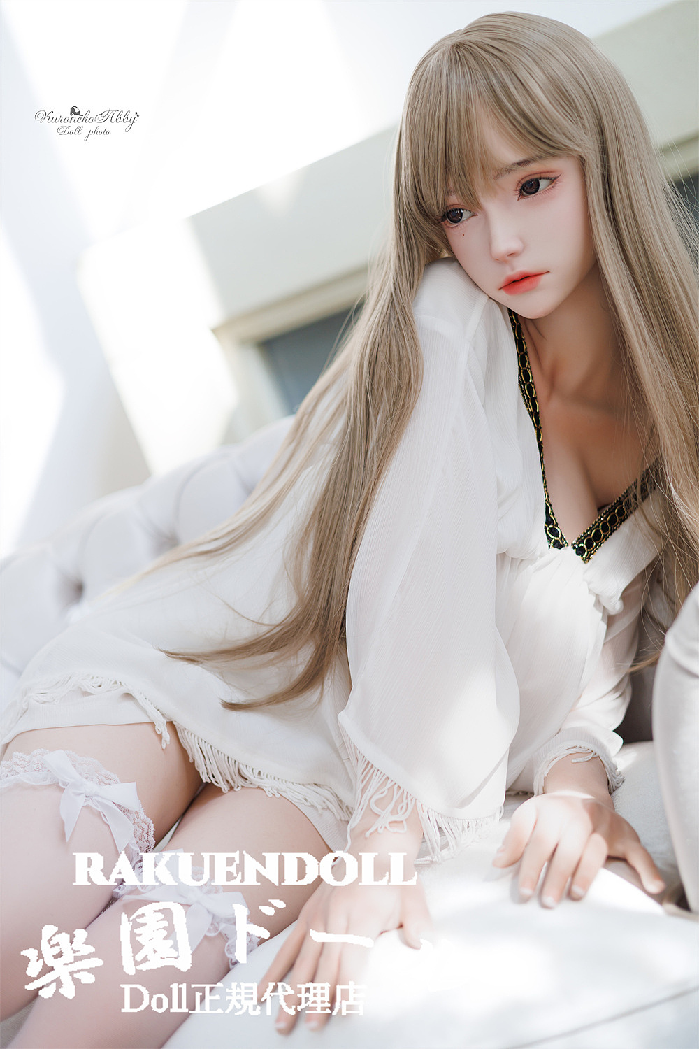 【黑猫】FUDOLL #25柳思思ヘッド 153cm Iカップ 口開閉機能+リアル口腔付き 眉毛と睫毛植毛加工あり高級 等身大高品質ラブドール リアルラブドール