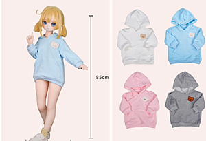 楽園ドール【萌え萌え】MOZU DOLL 85cm バスト大 美夜ちゃんヘッド 6kg 可愛い小型ロリ ソフトビニール製頭部 TPE製ボディ