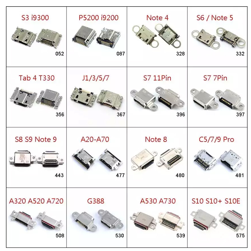 Charging Port For Samsung Galaxy S Series Micro USB Connector Jack Socket