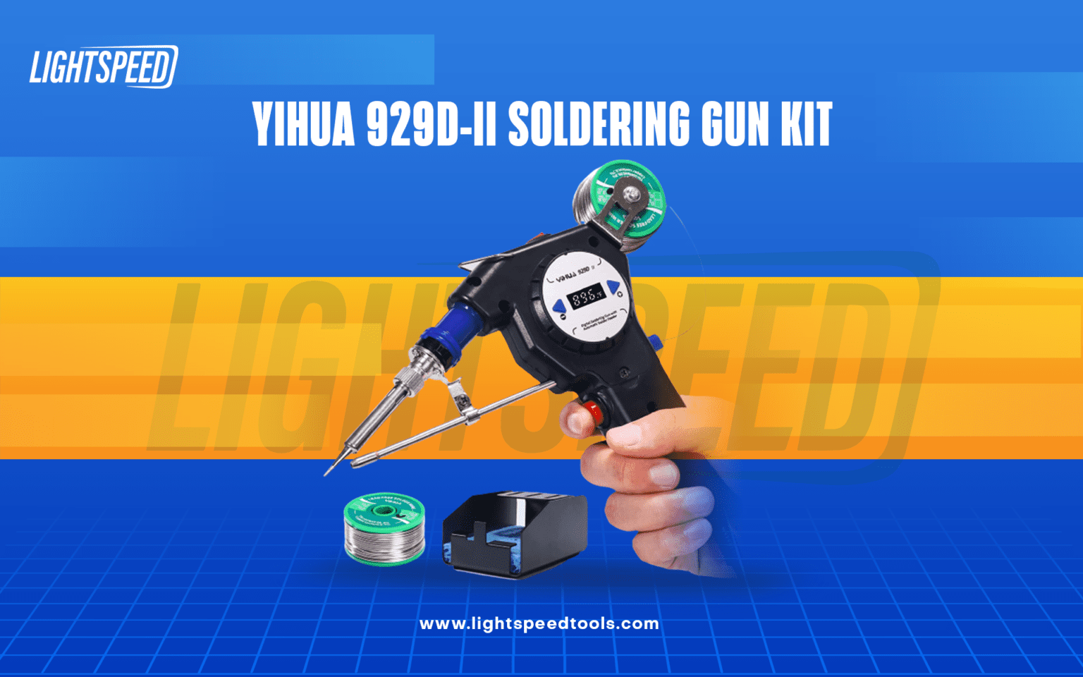 YIHUA 929D-II Soldering Gun Kit - www.lightspeedtools.com