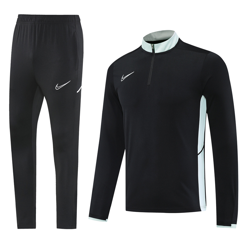 US$ 38.00 - 2025 NK Black Half Pull Tracksuit #NB09 (半拉链) - www.grkits3.com