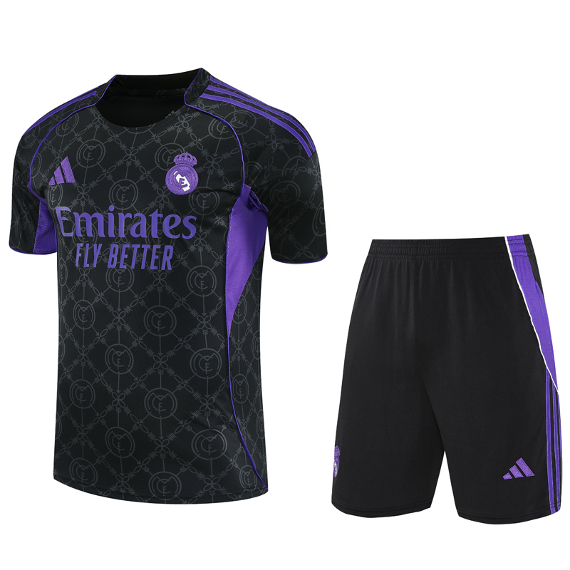 US$ 25.00 - 2025-26 RMA Black Training Short Suit - www.grkits3.com