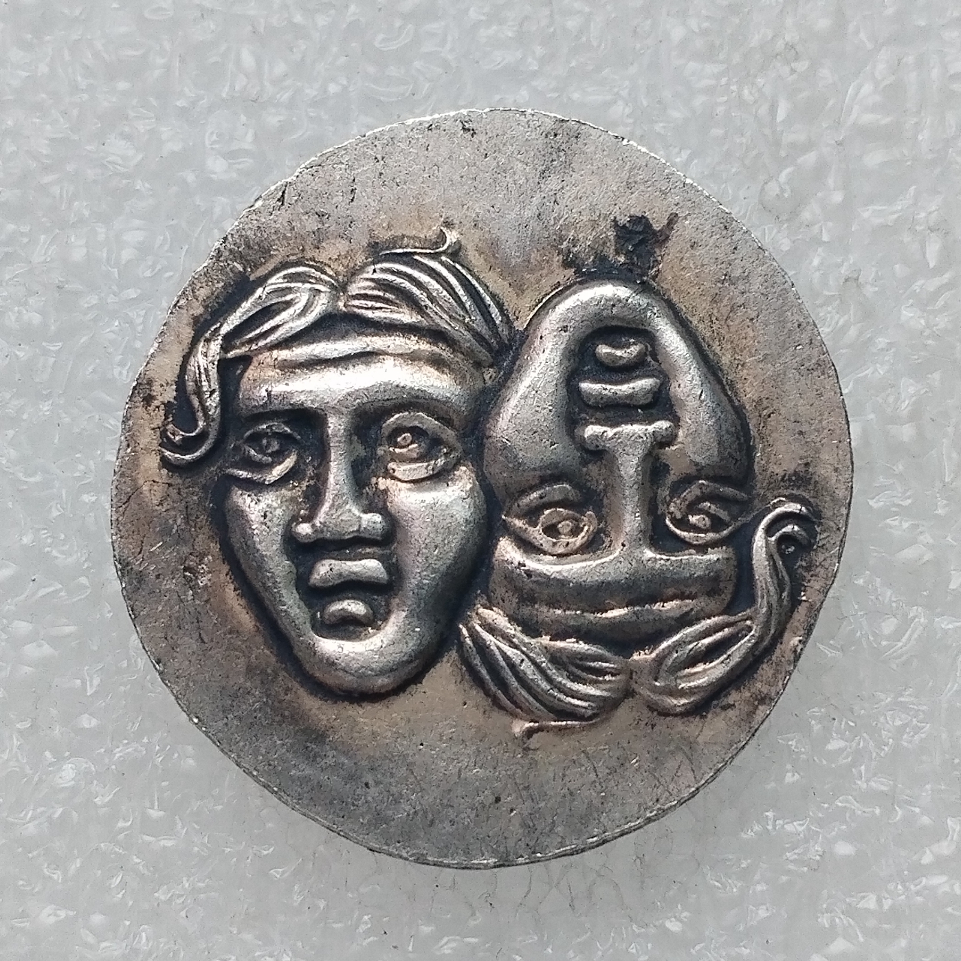 US$ 1.65 - G(110)Ancient Greek Silver Plated Copy Coin About 26mm - www ...
