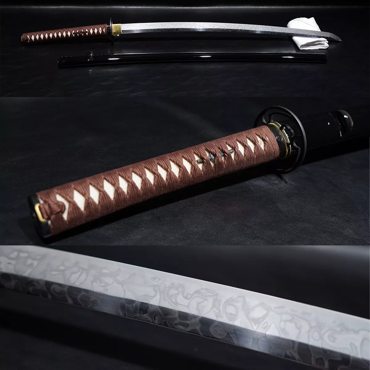 1095 Steel Hitatsura Style Hamon Katana by Dragonsword